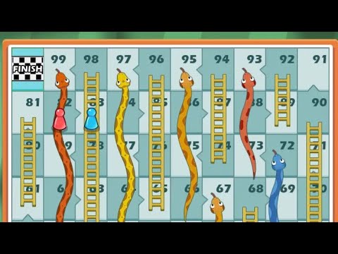 ladder sanke 3 player game - YouTube