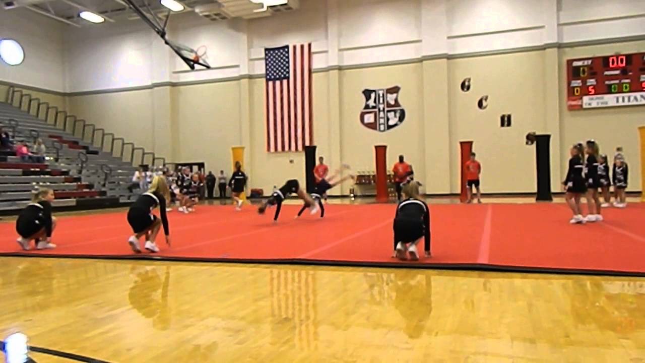 ACE Cheer Competition 10/27/2013 Hokes Bluff B team 1st Place - YouTube