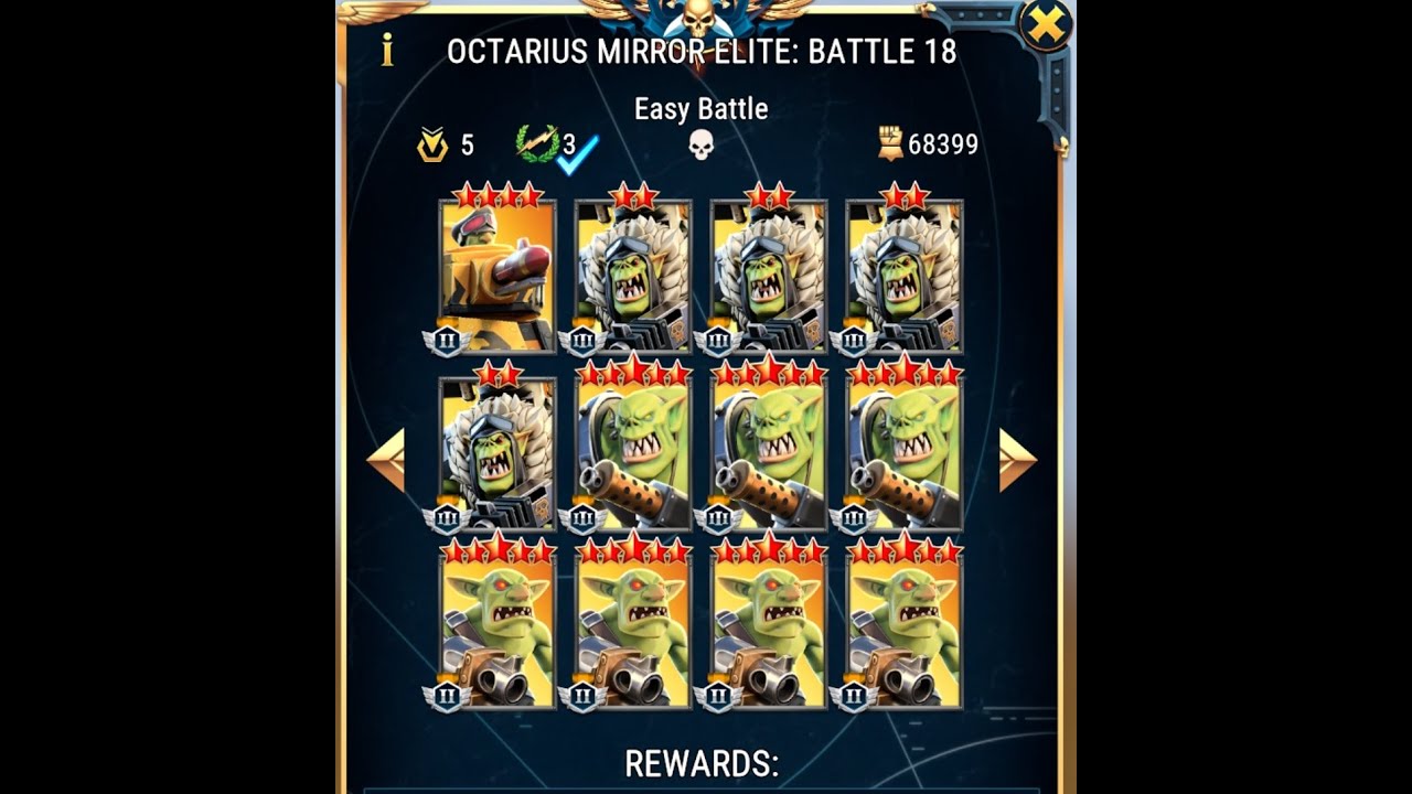 WH40k Tacticus - Campaign Elite Mirror Octarius 18 - YouTube