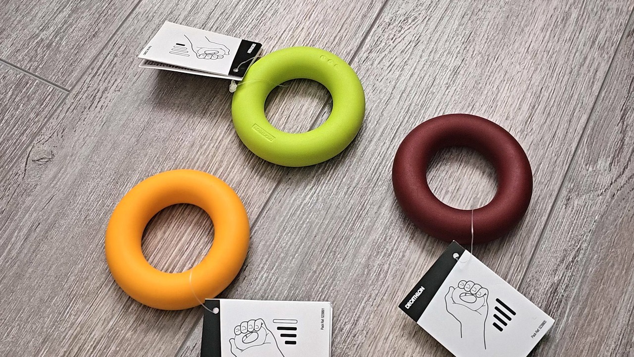 Resistance Weight Training Handgrip from Decathlon - review - YouTube