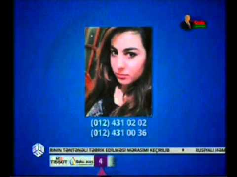 Gənc qız itgin düşüb