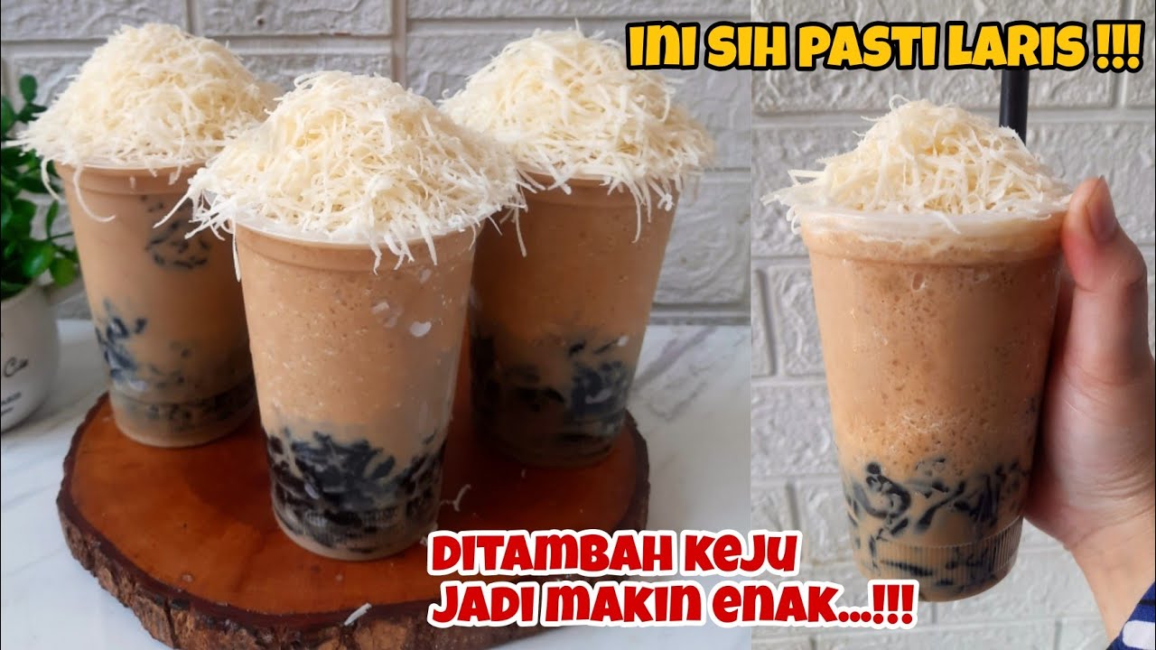 kejunya bikin ngiler !!! | cappucino cincau keju - YouTube