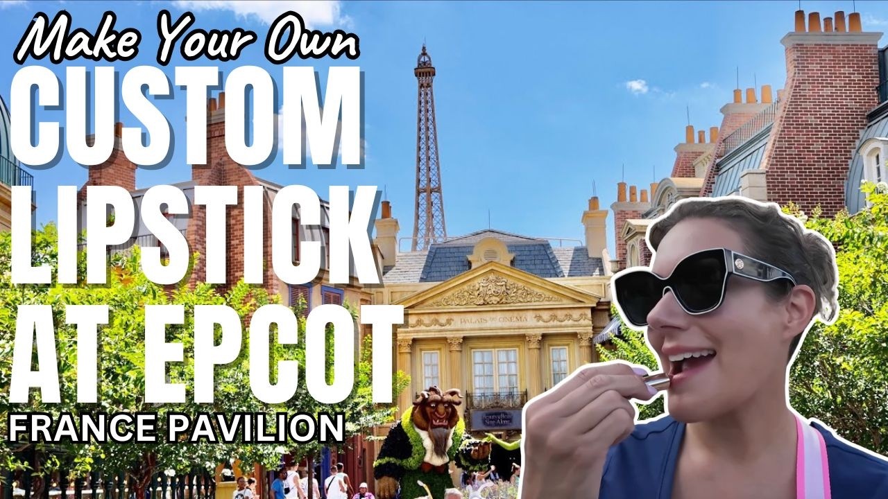 How to Create the Viral Guerlain Lipstick at EPCOT | France Pavilion ...