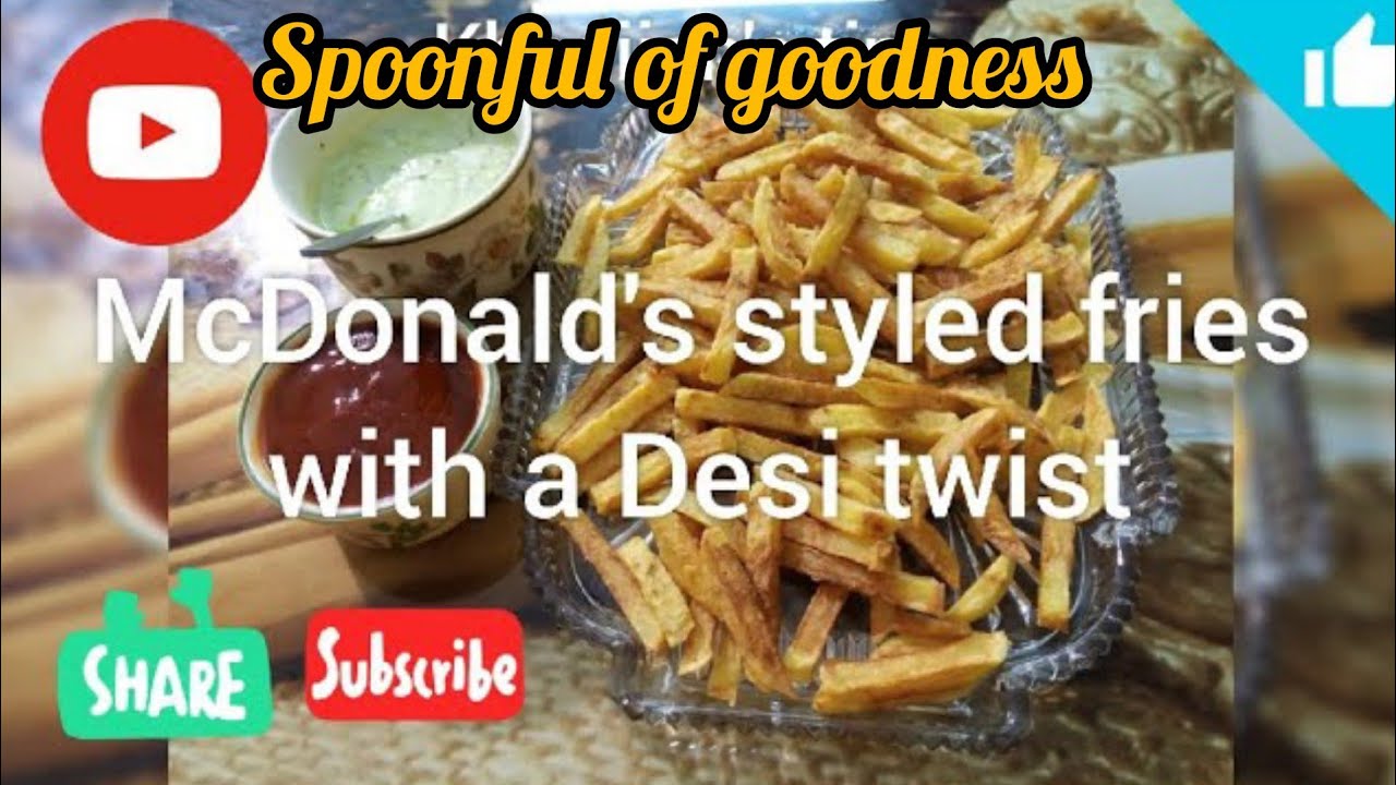 McDonald's styled french fries/crispy potato fries - YouTube