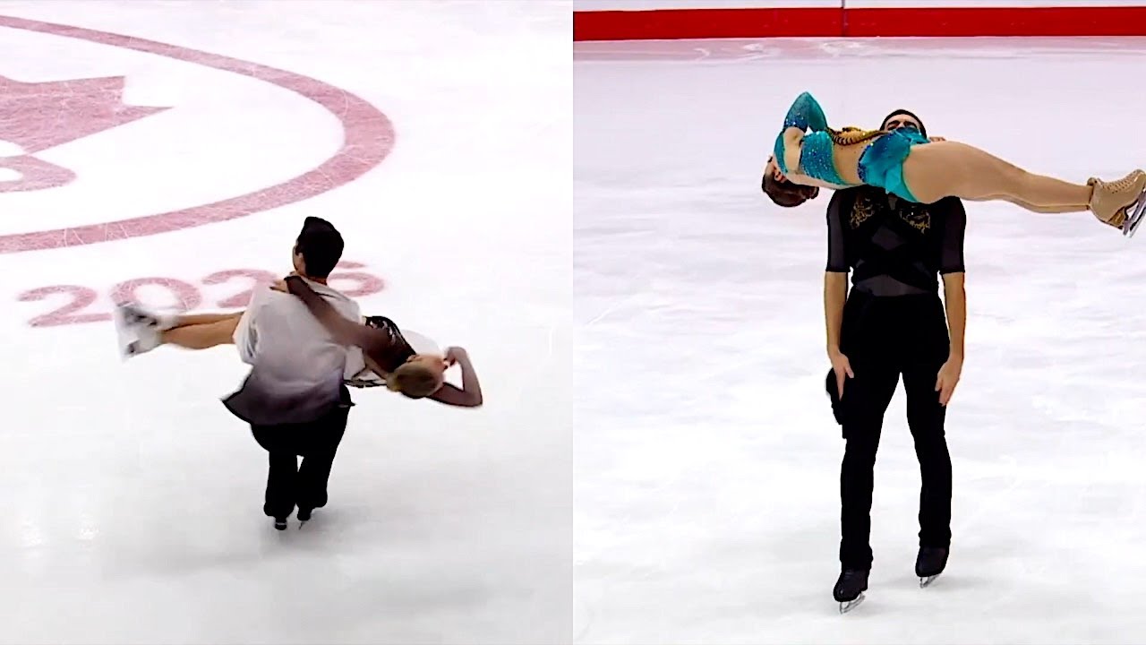 2026 Canadian Nationals Ice Dance Lifts and Spins - YouTube