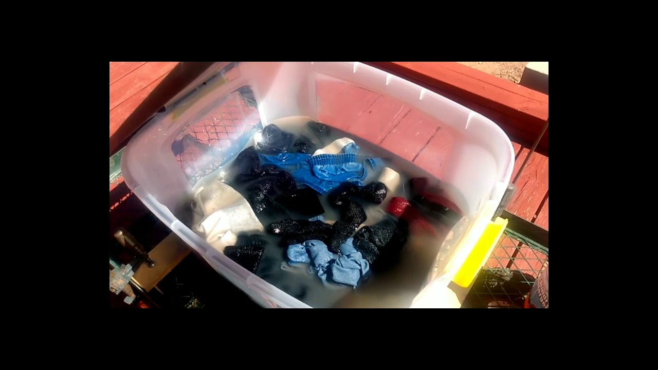 Off Grid Ingenuity- Simple DIY Washing Machine - YouTube