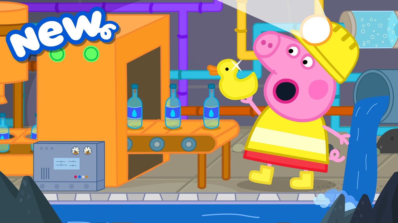 Peppa Pig Tales 2025 💦 Peppa EXPLORES Underground Water Factory 🕳️ ...