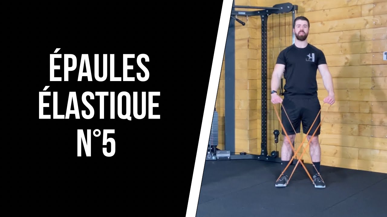 MUSCULATION ÉPAULES AVEC UN ÉLASTIQUE N°5 ! (Séance de musculation ...