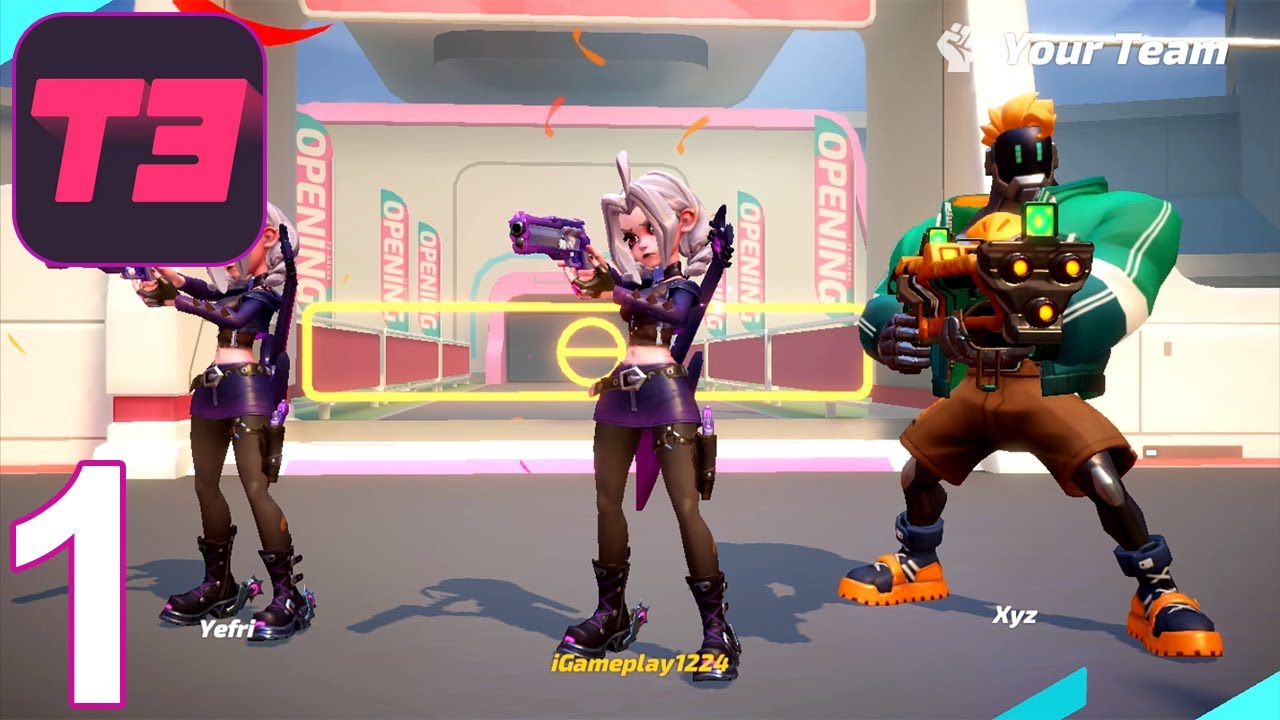 T3 Arena - Gameplay Walkthrough - (iOS, Android) Part 1 - YouTube