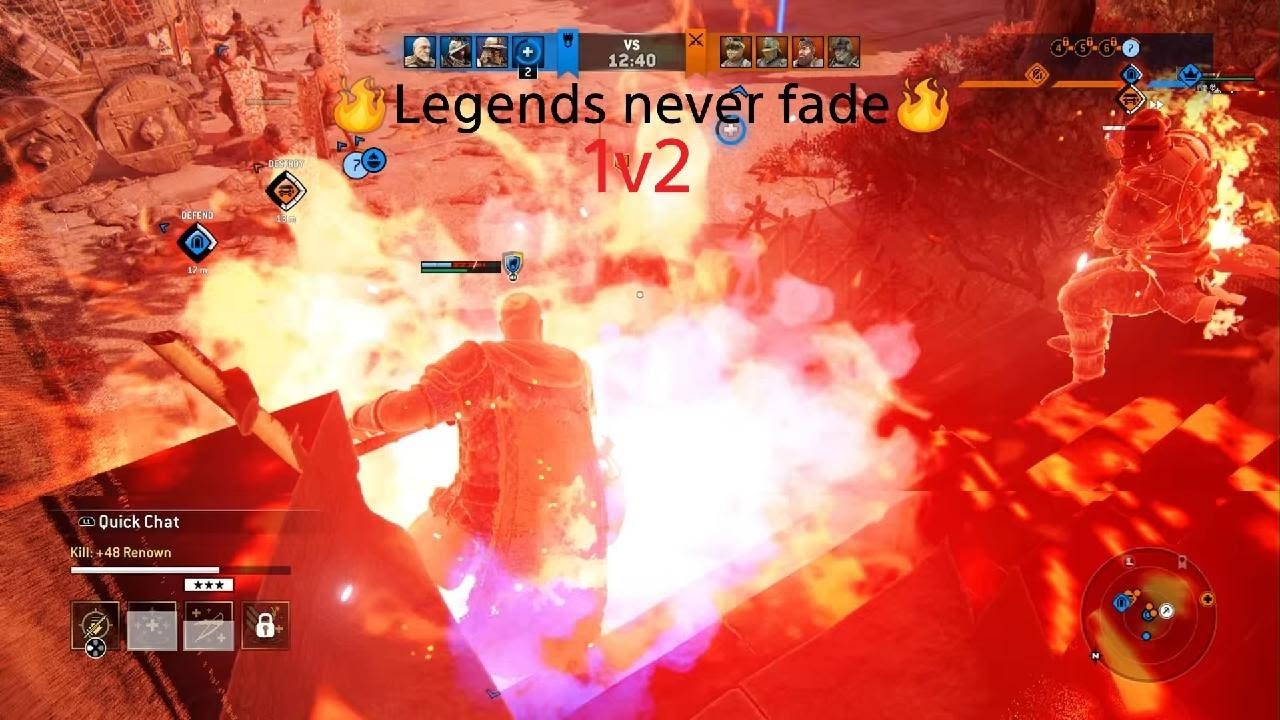 For Honor 1v2 Legends never fade - YouTube