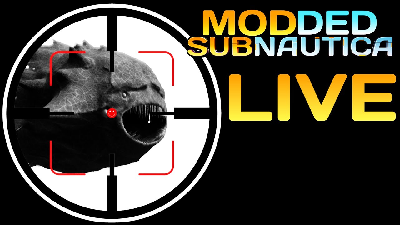 HUNTING A BLOOP LEVIATHAN - Modded Subnautica LIVE - YouTube