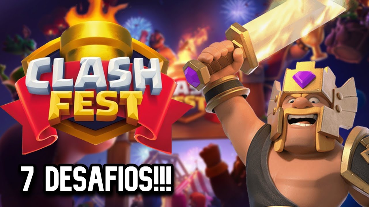 ESTOS SON LOS 7 DESAFIOS DEL CLASH FEST EN CLASH OF CLANS 😵| COC #131 ...