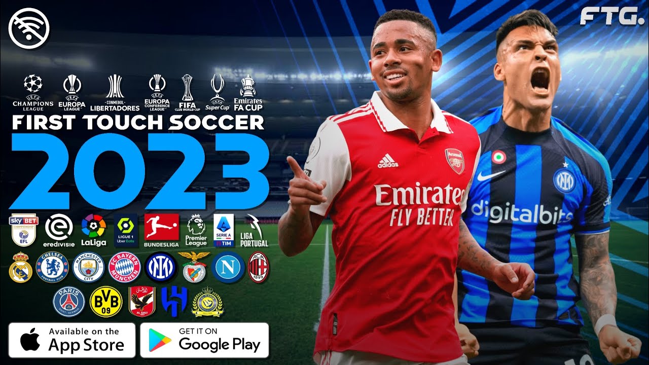 SAIU! FTS 2023 EUROPEUS E LIBERTADORES ATUALIZADO KITS 23•24 MOD PS5 ...