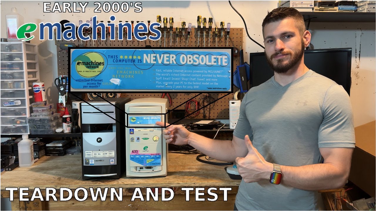 Early 2000's eMachines! Teardown and test. - YouTube