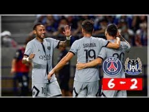 PSG - Gamba Osaka (6-2) Extended Highlight  / All Goals - Match 25 july 2022