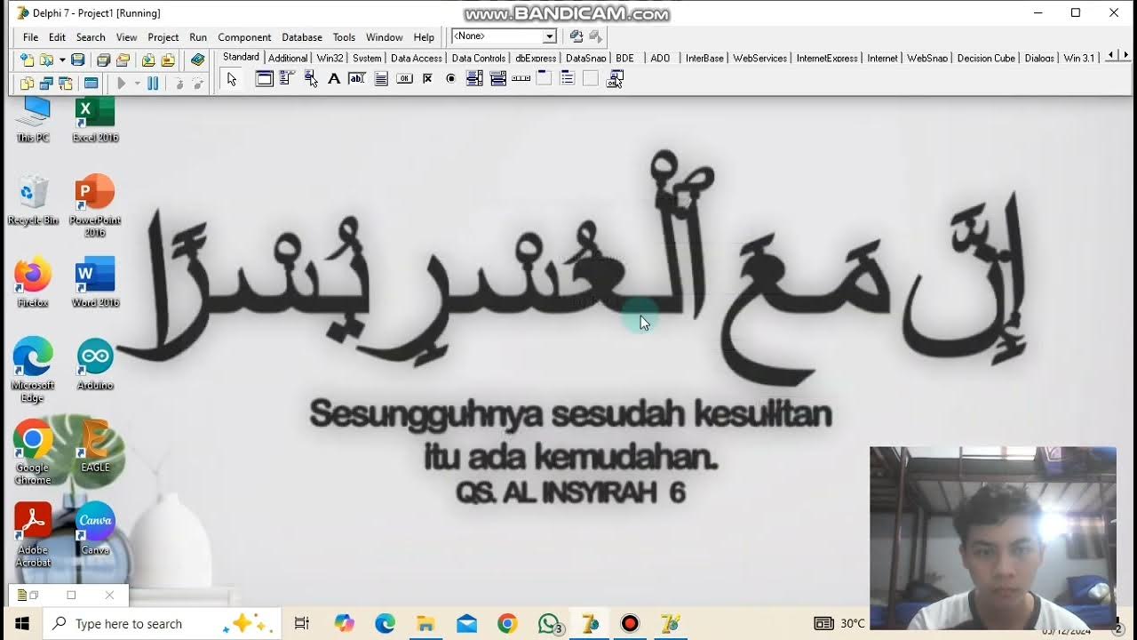 Tutorial Membuat Program VCL (Visual Componen Library) Menggunakan Borland Delphi 7 - YouTube