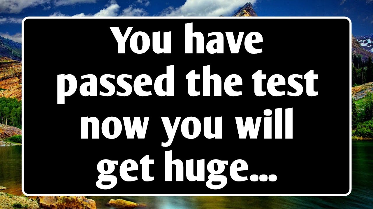 11:11 ️🤫 God’s Message Today 🙏🙏 God: You Have Passed The Test Now ...