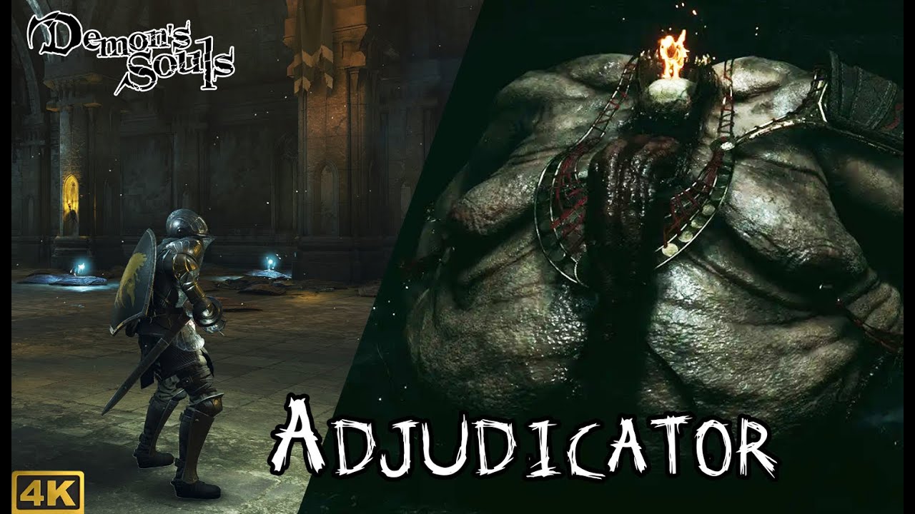 Demon's Souls PS5 No Damage Boss Fight Adjudicator 4K - YouTube