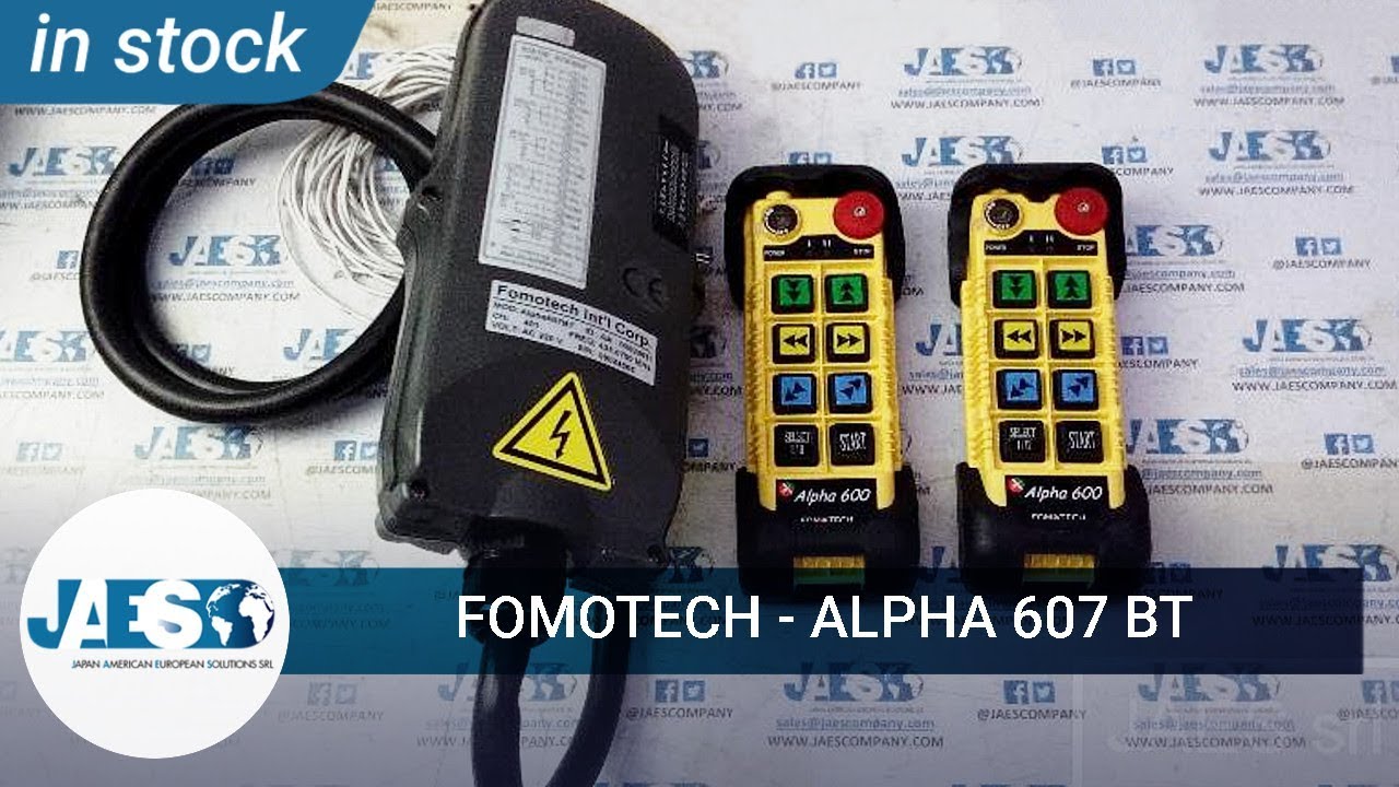 FOMOTECH ALPHA 607 BT (IN STOCK) Crane control unit - Postazione di ...