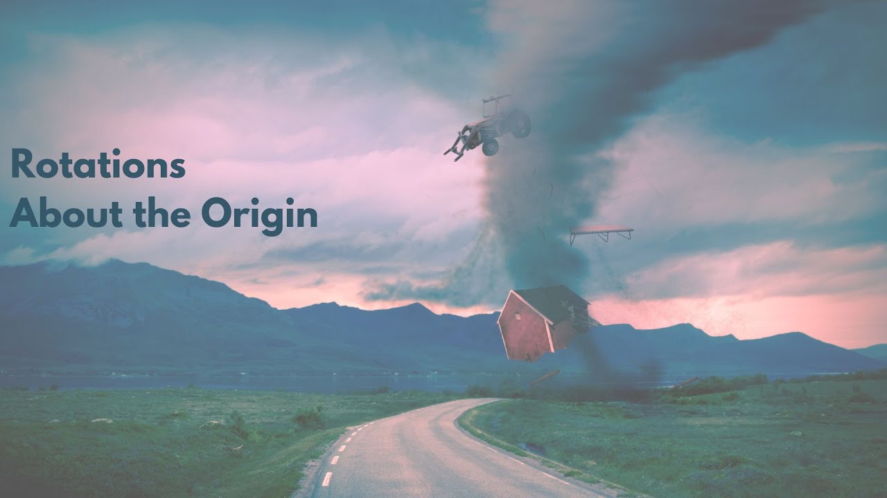 Rotation About the Origin (if you struggle with rotation rules) - YouTube