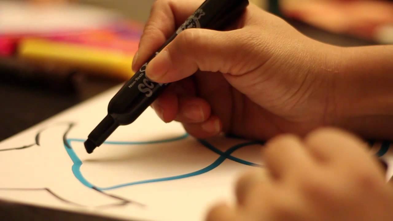 3 Minute Art Therapy: Scribble Drawing (Episode 001) - YouTube