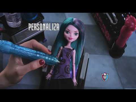Monster High Color Me Creepy Design Chamber + Diary Dolls Commercial (Spanish version, 2013)