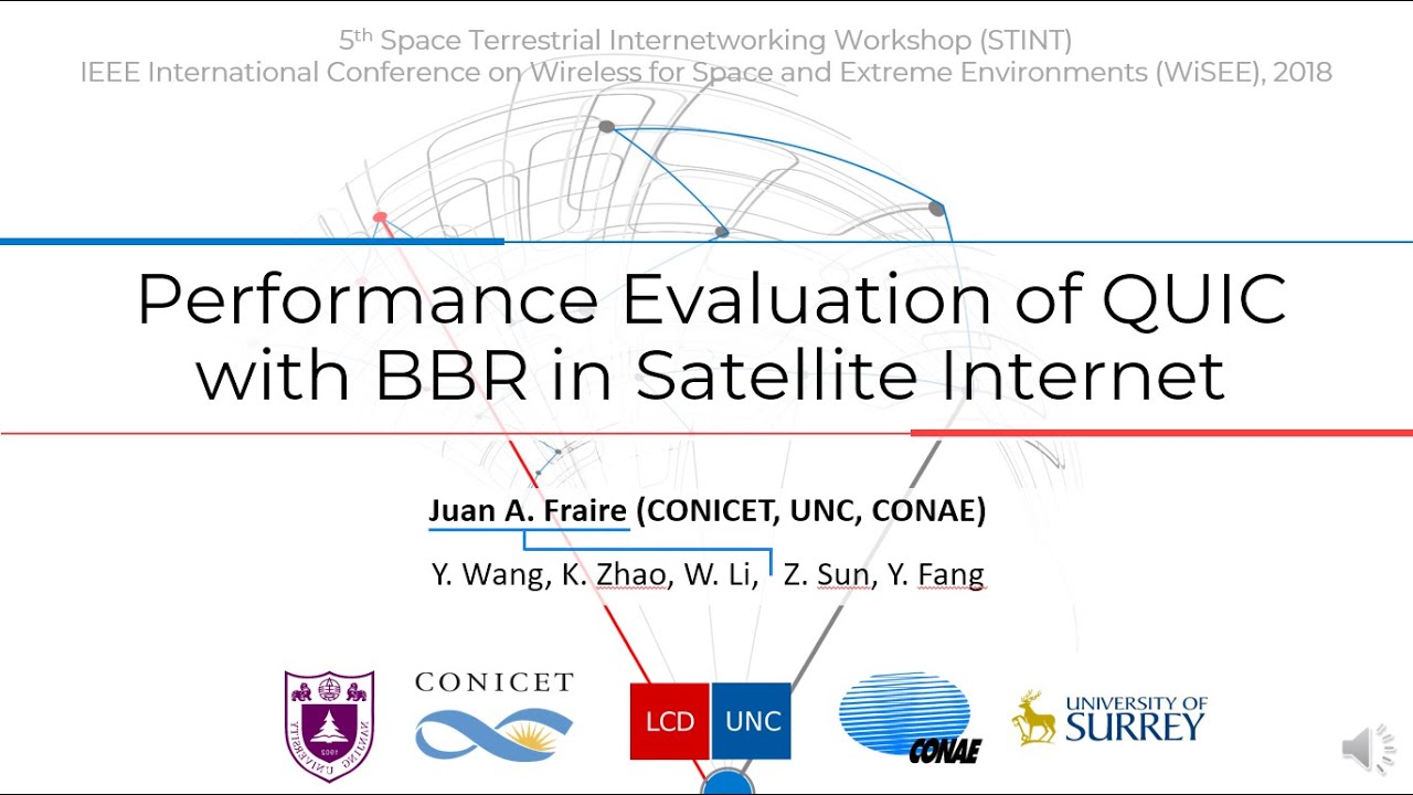 Performance Evaluation of QUIC with BBR in Satellite Internet - YouTube