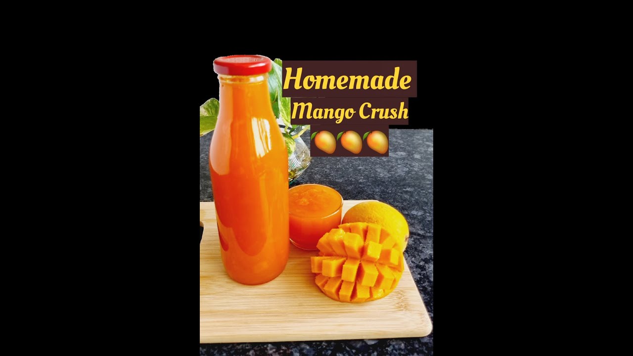 Mango Crush Recipe | How To Make Mango Crush - YouTube