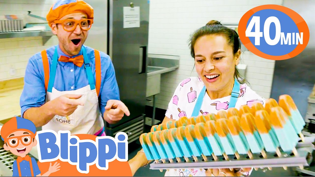 Blippi Learns How To Make Popsicles! | BEST OF BLIPPI TOYS | Food ...