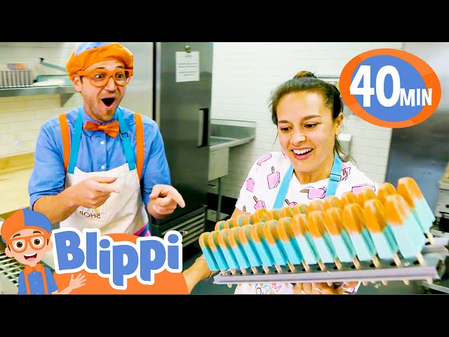 Blippi Learns How To Make Popsicles! | BEST OF BLIPPI TOYS | Food ...
