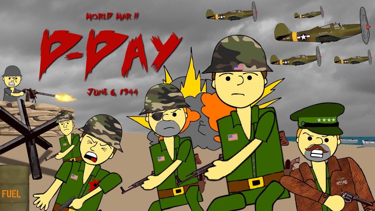D-Day Cartoon Animation - YouTube