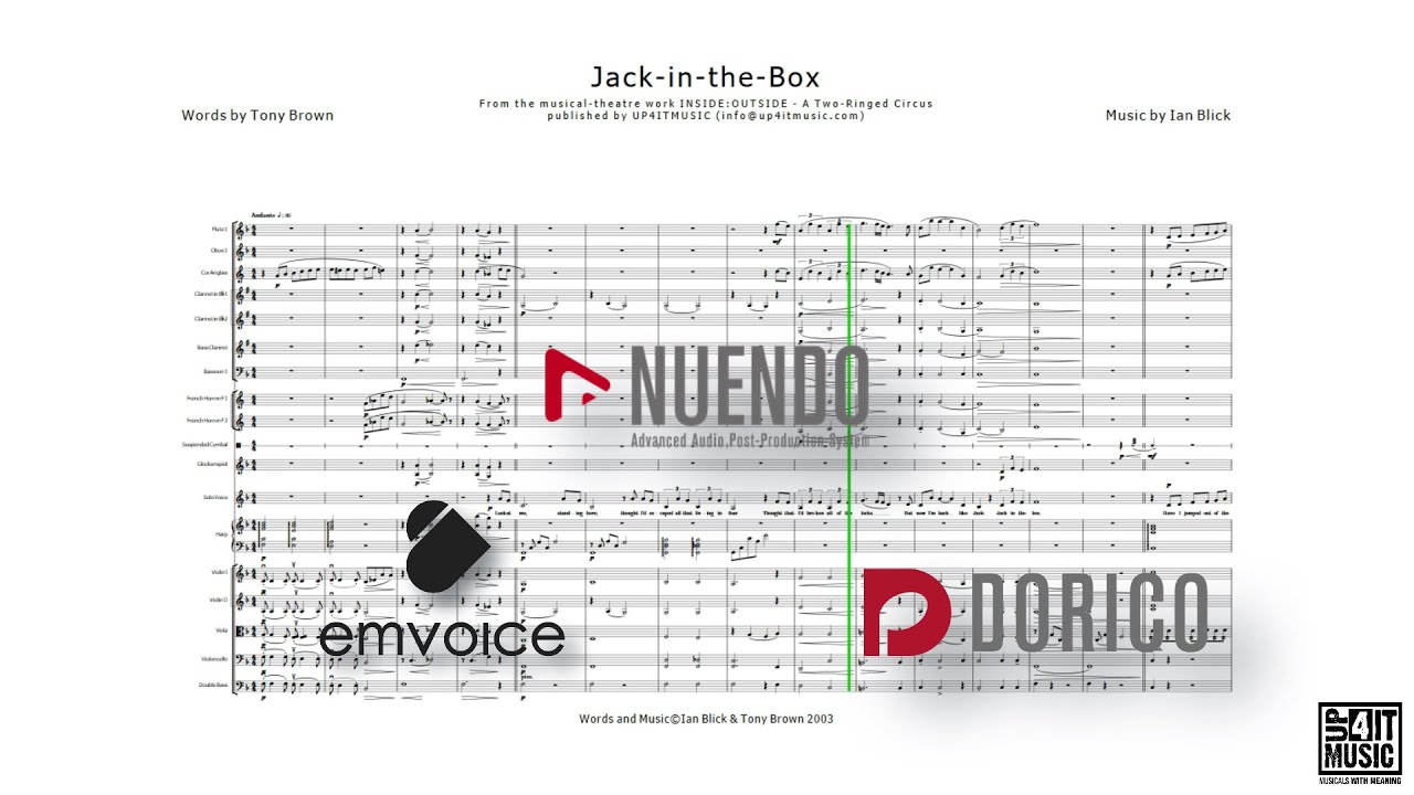 Scoring The 11 O Clock Number With Dorico And Emvoice One Full Song Scoring The 11 O Clock Number With Dorico And Emvoice One Full Song