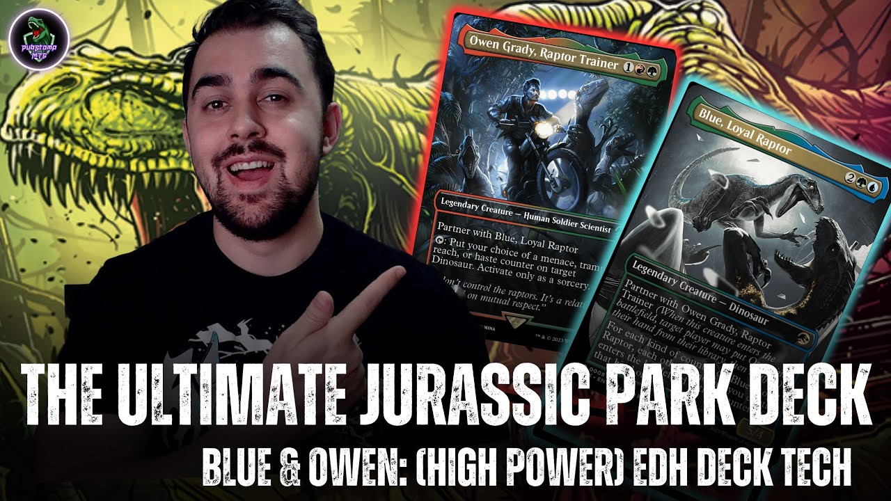 The Ultimate Jurassic World Deck: Blue, Loyal Raptor and Owen // Lost ...