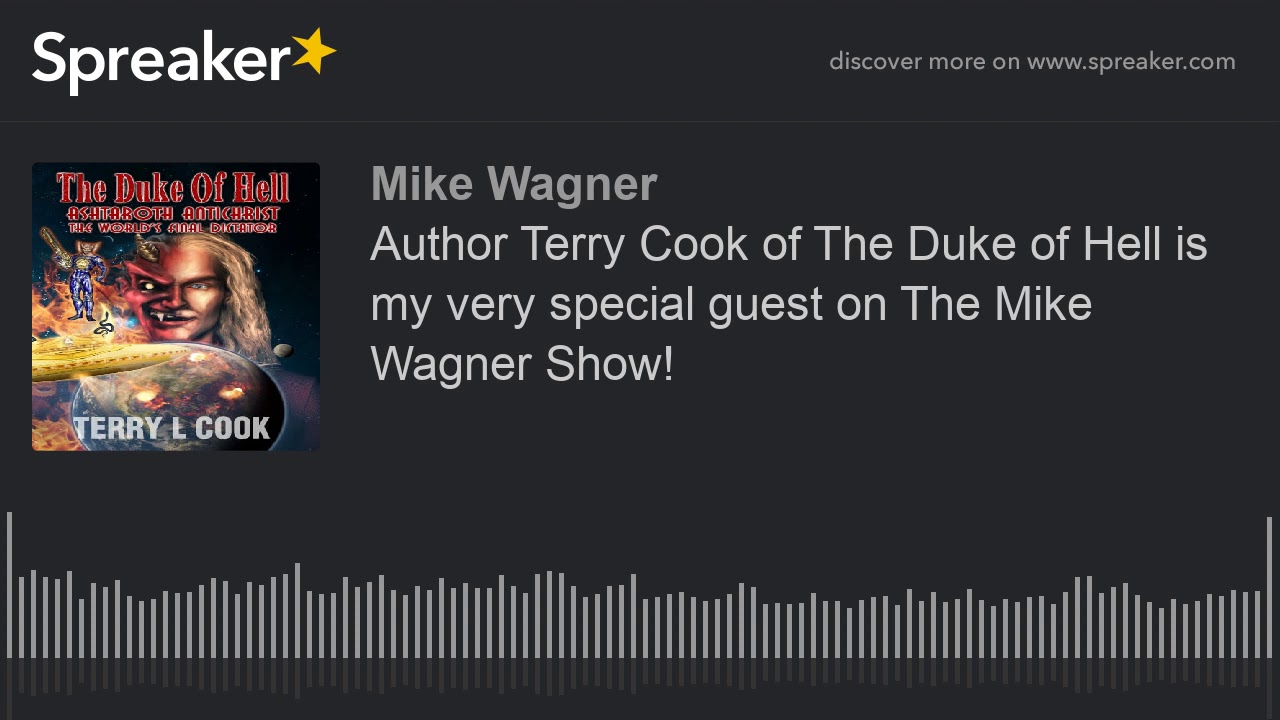 Author Terry Cook of The Duke of Hell is my very special guest on The ...
