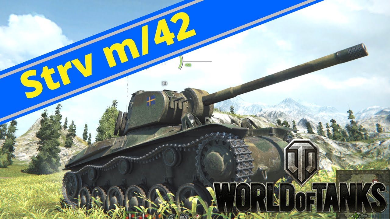 Strv m/42 tank review World of Tanks - YouTube