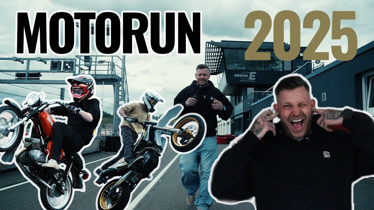 MOTORUN 2025 - Polizeieinsatz, 40PS Moped und jede Menge Verrückte ...