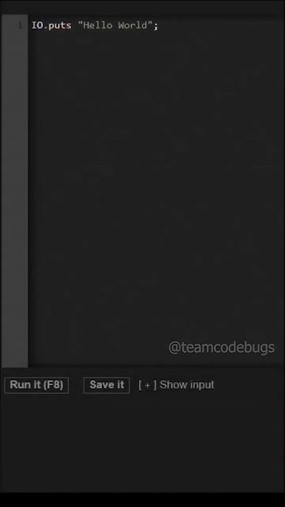 Hello World in Elixir Programming Language | #coding #programming # ...