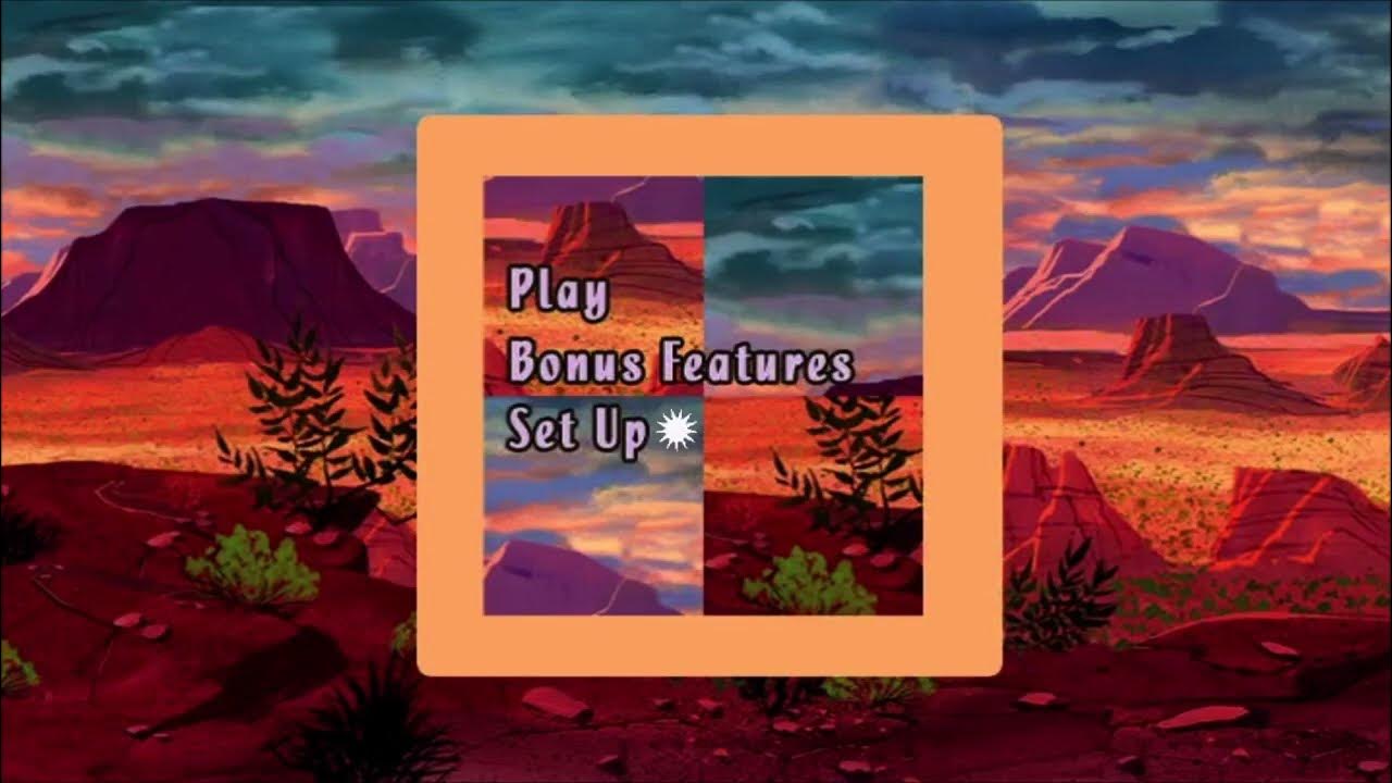 The Rescuers Down Under DVD menu + bonus features - YouTube