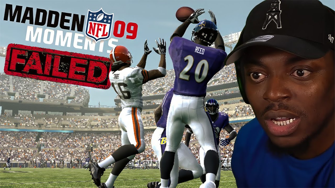 Madden 09 Ed Reed Ruined My NIGHT! Madden Moments Part 2 - YouTube