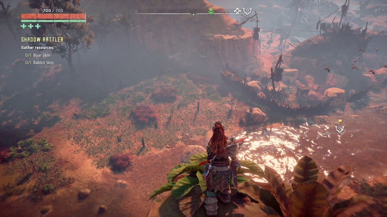 Horizon Zero Dawn - Birds hovering in the air when no visible fly path ...