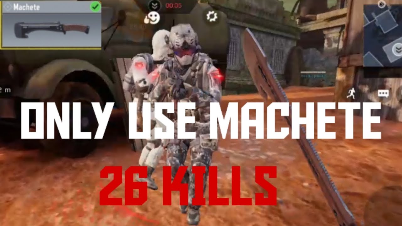 COD MOBILE ONLY USE MACHETE 26 KILLS HARDPOINT HINDI MIM KE SATH # ...