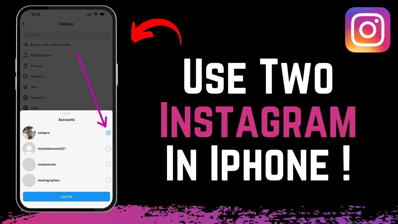 How to Use Two Instagram in iPhone ! - YouTube