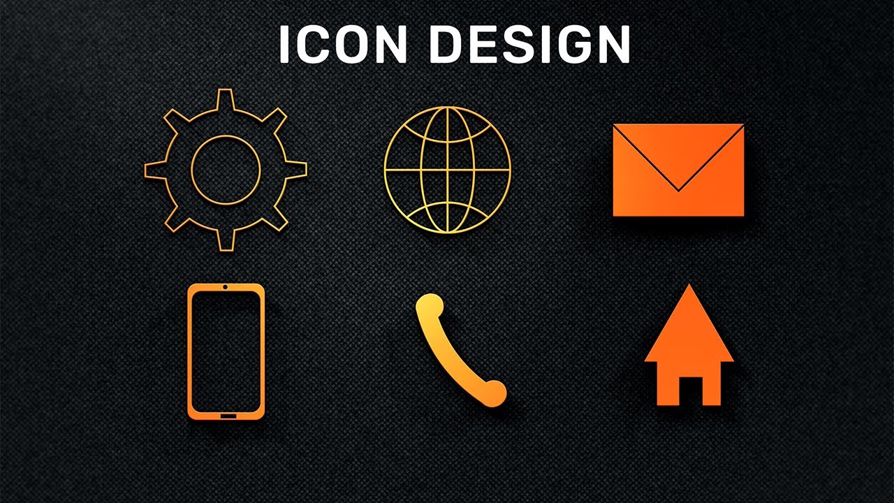 ICON DESIGN TUTORIAL IN ILLURTRATOR - YouTube