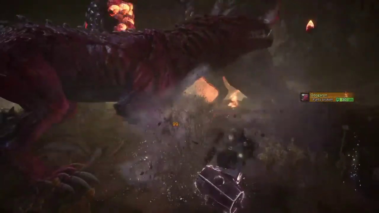 [MHW] Odogaron hammer rage |PS4\ Solo - YouTube