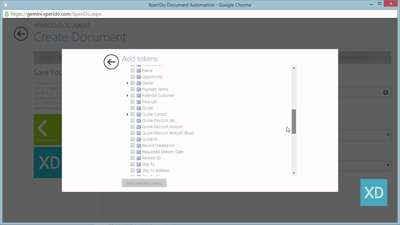 Dynamic Document Names in XperiDo for Microsoft Dynamics CRM - YouTube