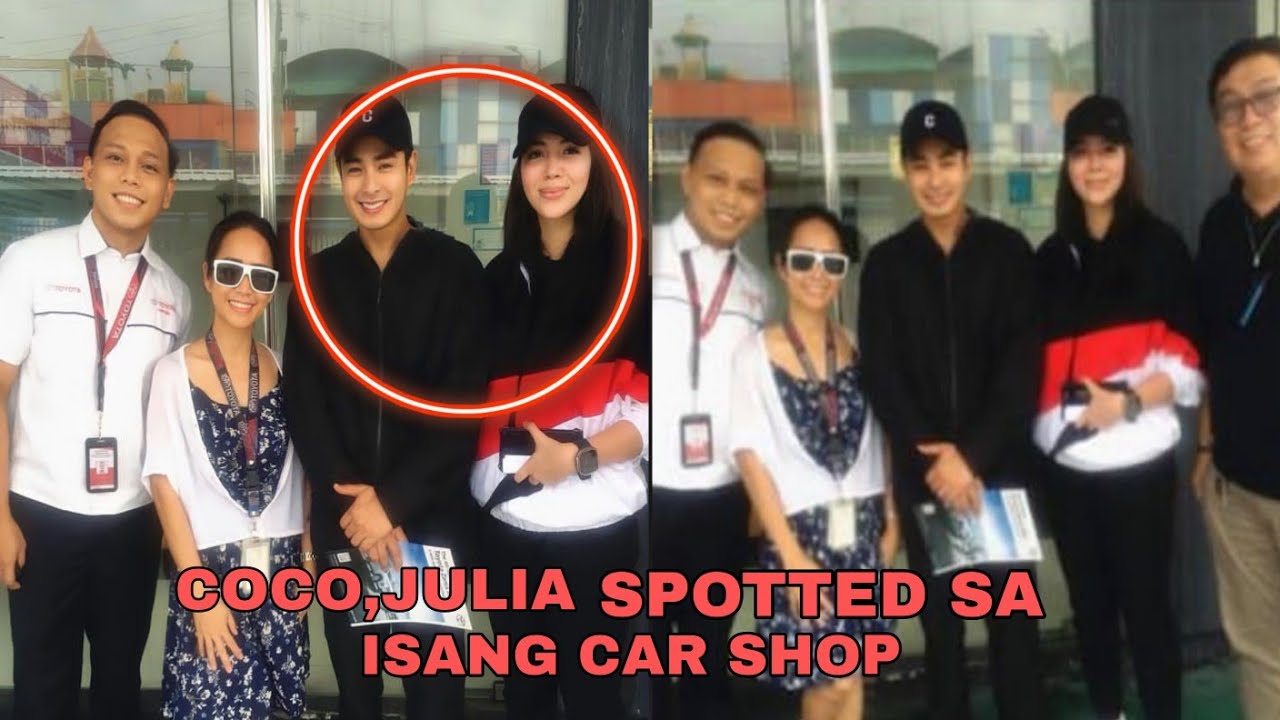 LOOK! JULIA MONTES COCO MARTIN SPOTTED SA ISANG CAR DEALER STORE ...
