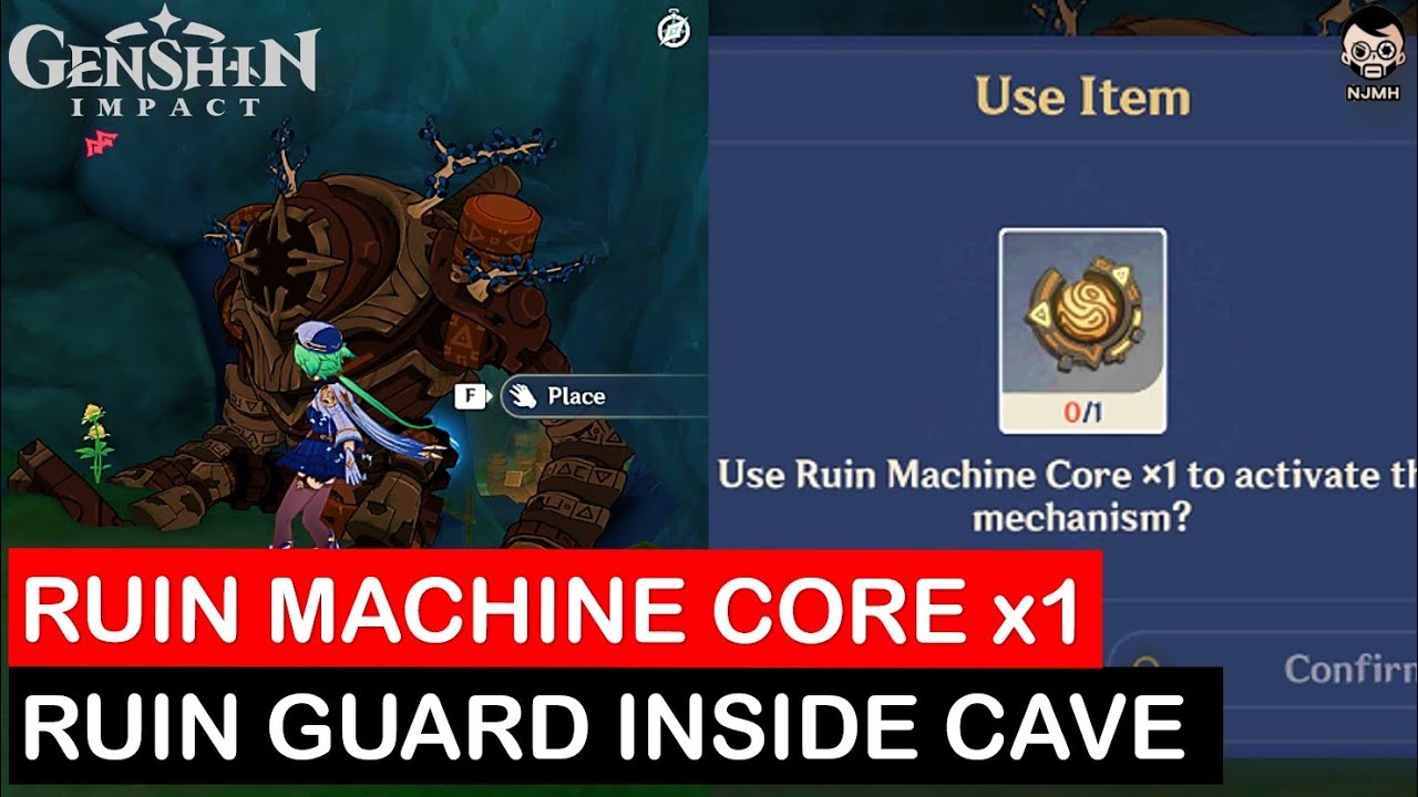 How to get a Ruin Machine Core for the Ruin Guard inside the Cave ...
