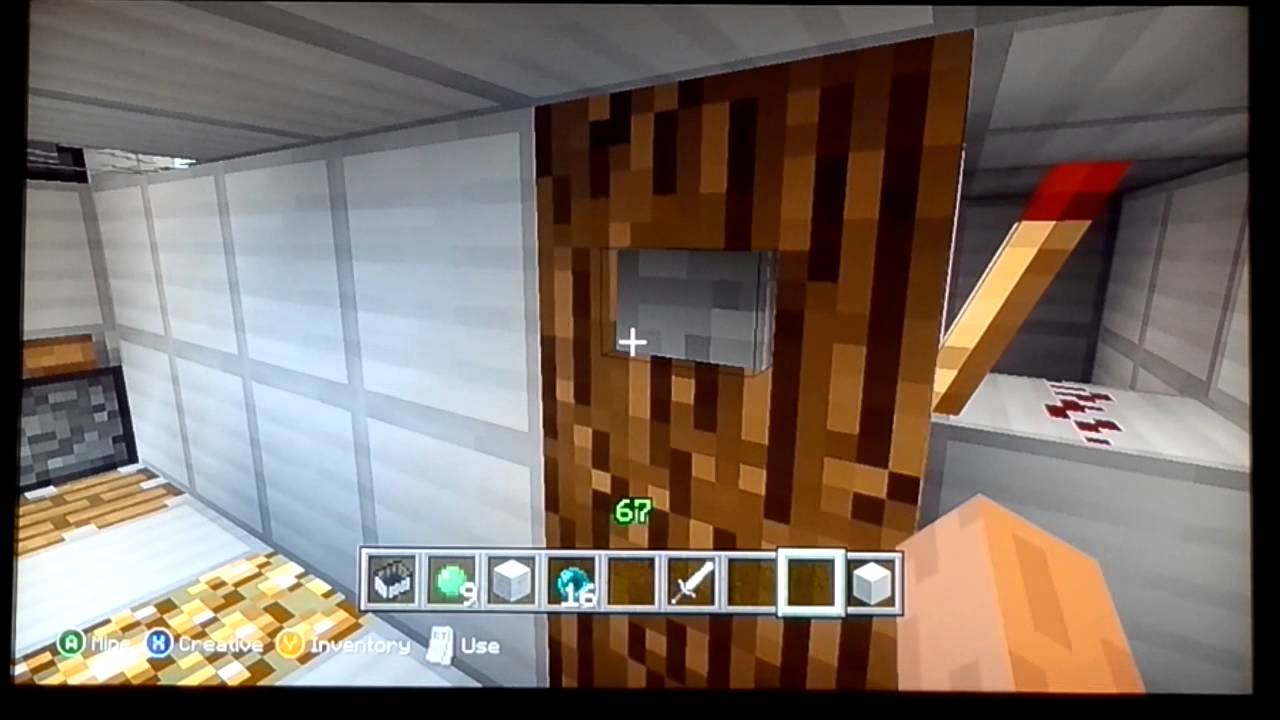 Minecraft 2X2 piston elevator and Car TU15 - YouTube