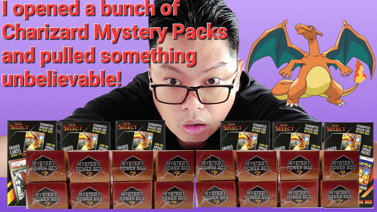 Pokemon Charizard Themed Mystery Packs! I pulled something incredible ...