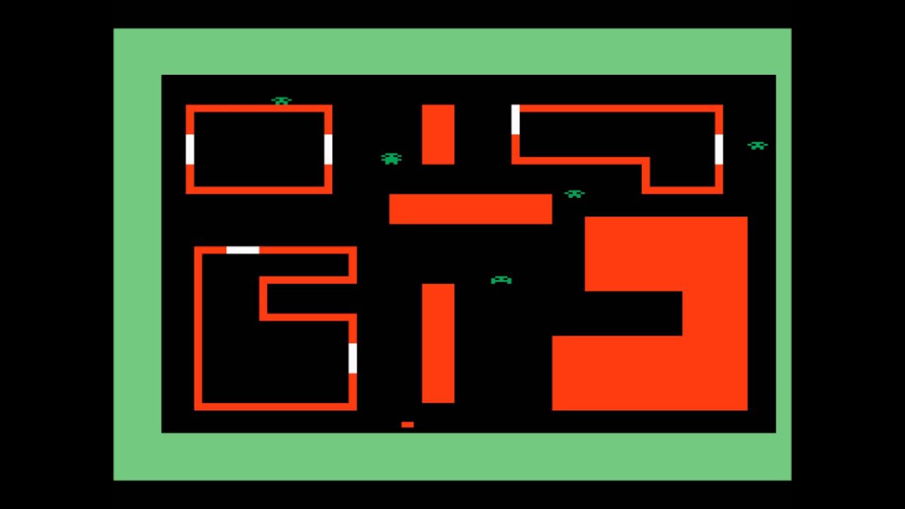 Venture for the Mattel Intellivision - YouTube